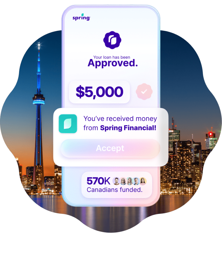 $3,000 Personal Loans in Canada - Spring Financial